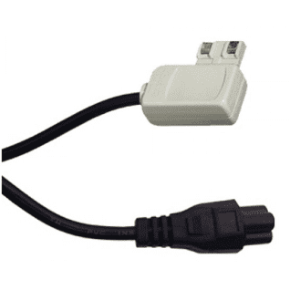 Cable de poder Enchufe Magic Bticino 10A (Blanco) a Trebol de 1.5 Metr ...