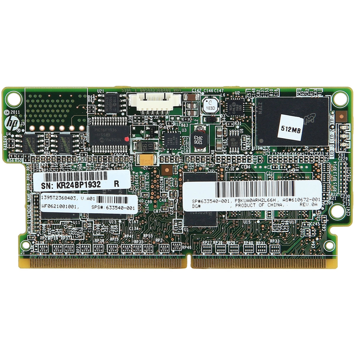 633540-001 HP 512MB P-series SA FBWC Raid Controller Cache Memory ...
